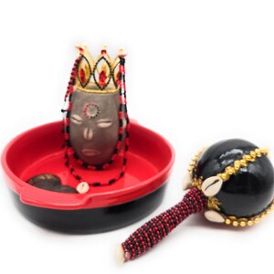 Elegua Cement Head Set (medium): Santeria Altar Decor - Etsy