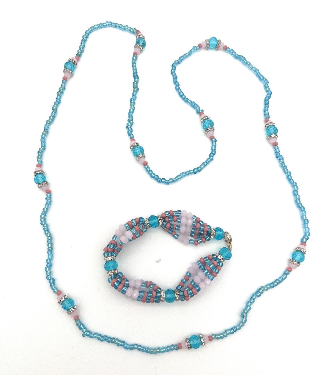 ORISHA OKO - Santeria Orisha Bead Necklace/eleke & Mazo Bracelet Set ...