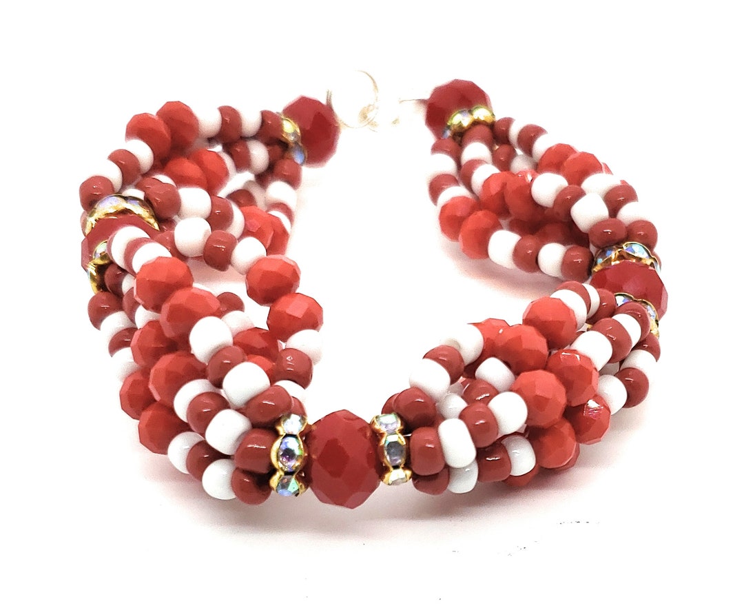 SHANGO - Santeria Bracelet De Maso - Etsy