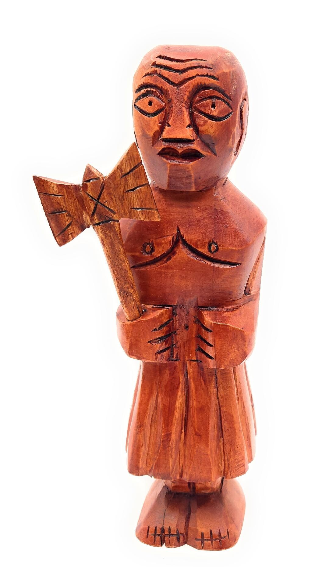 SHANGO - Shango Oshe Santeria, 12" Wood Statue - Etsy