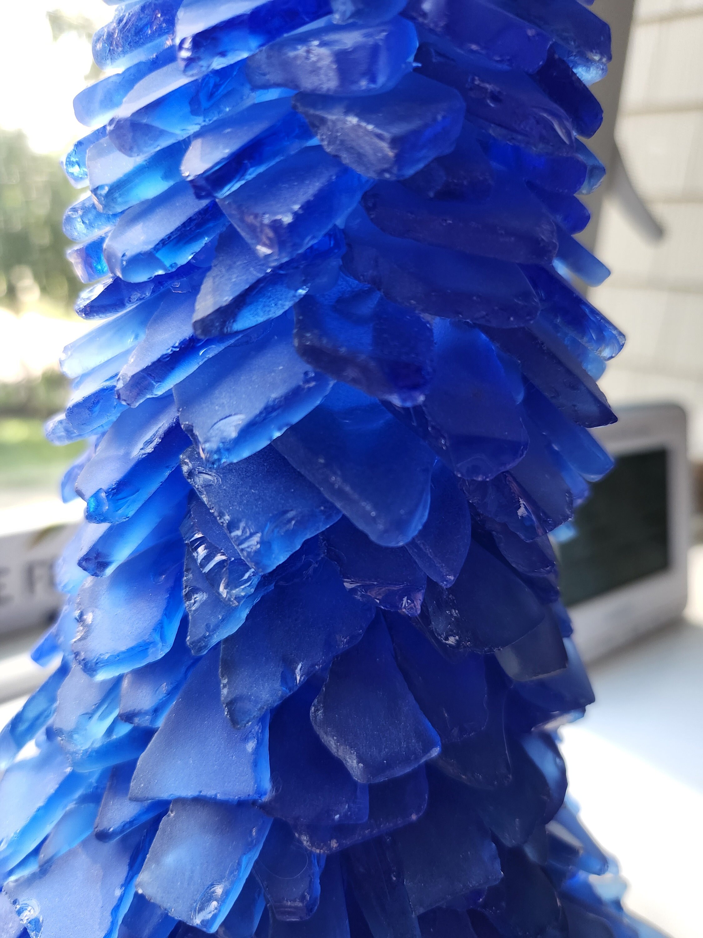 Cobalt Blue Sea Glass Tree Coastal Decor Beach - Etsy