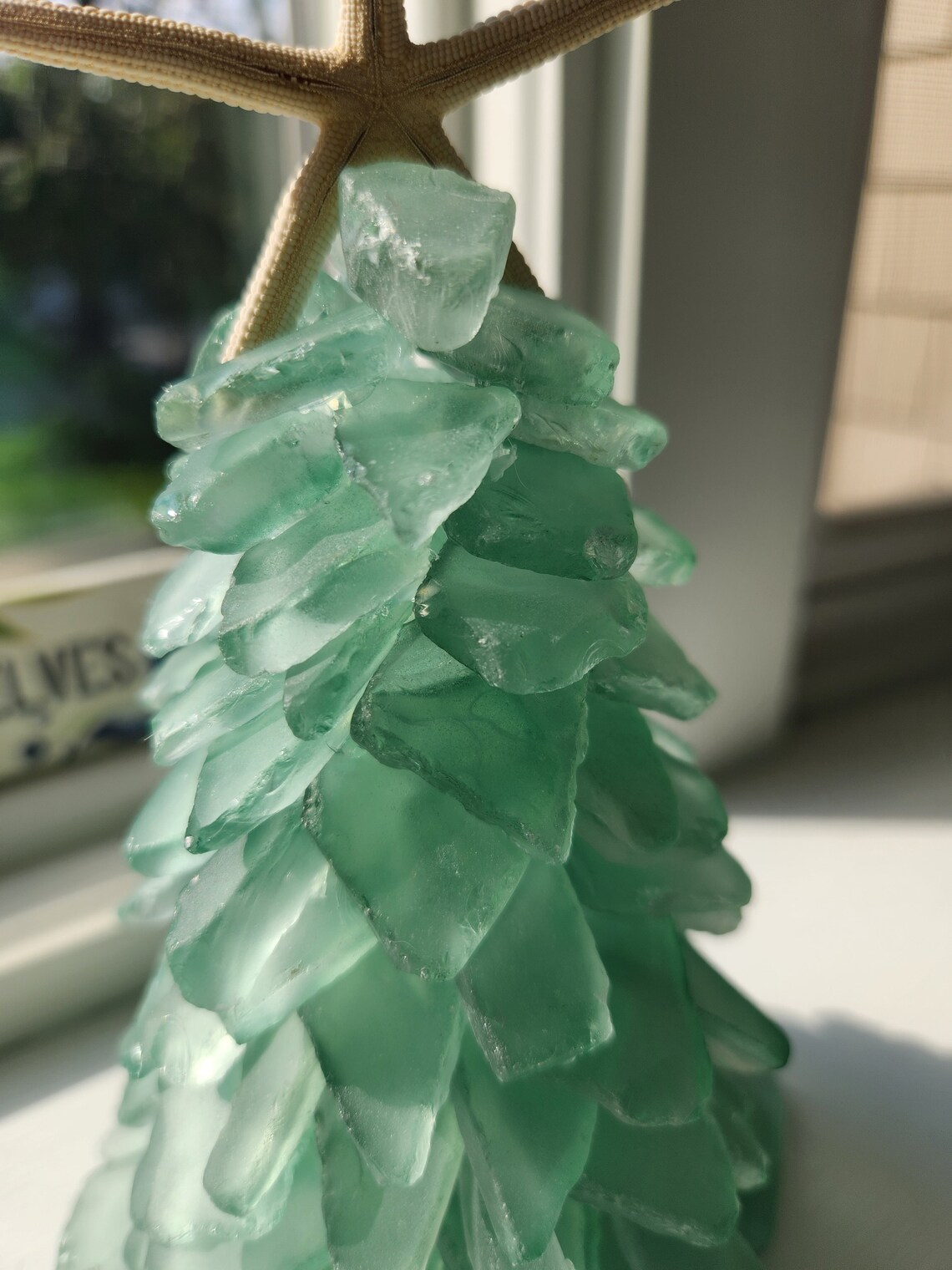 Seafoam Green Sea Glass Tree Coastal Decor - Etsy