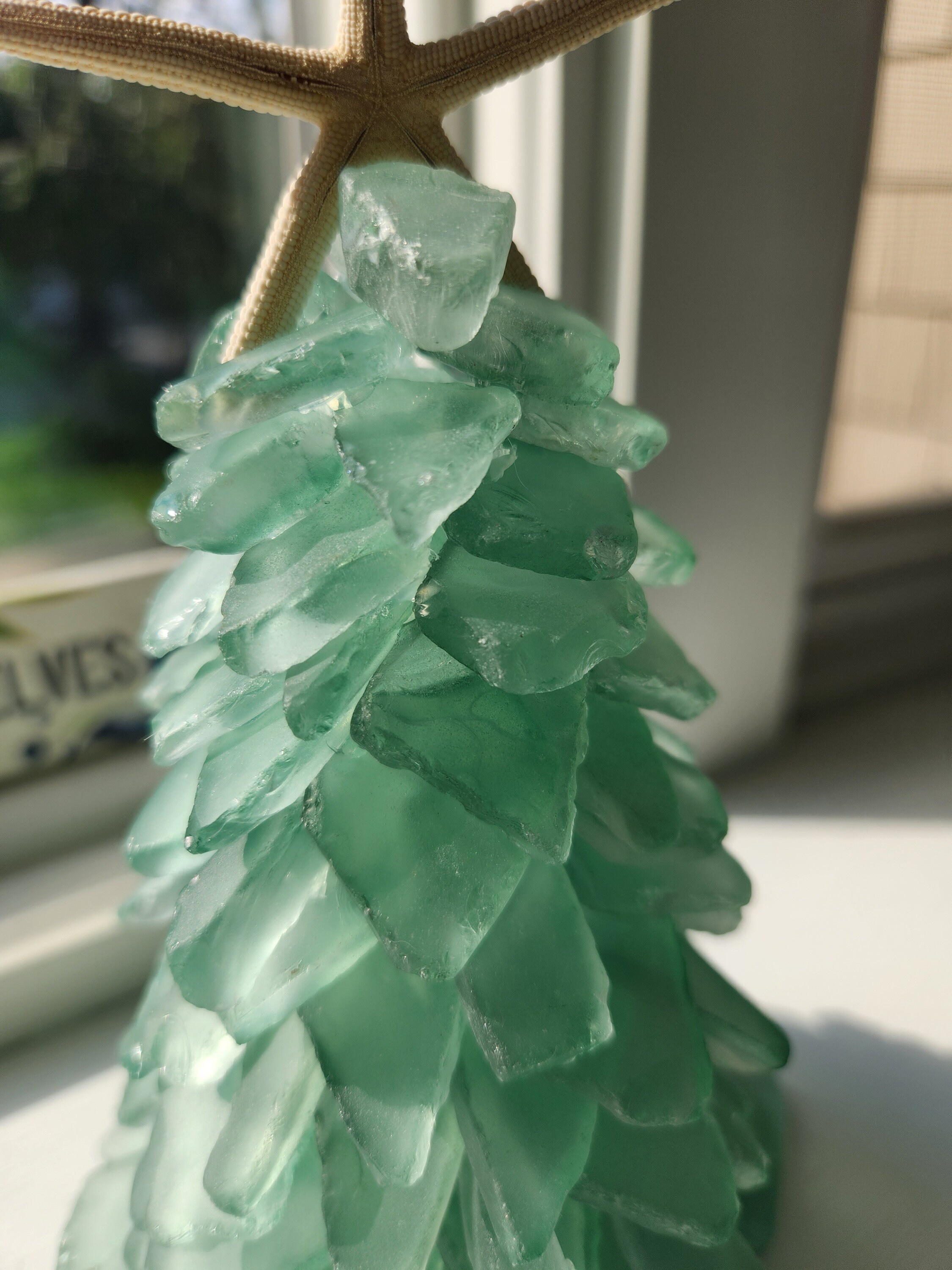 Seafoam Green Sea Glass Tree Coastal Decor - Etsy