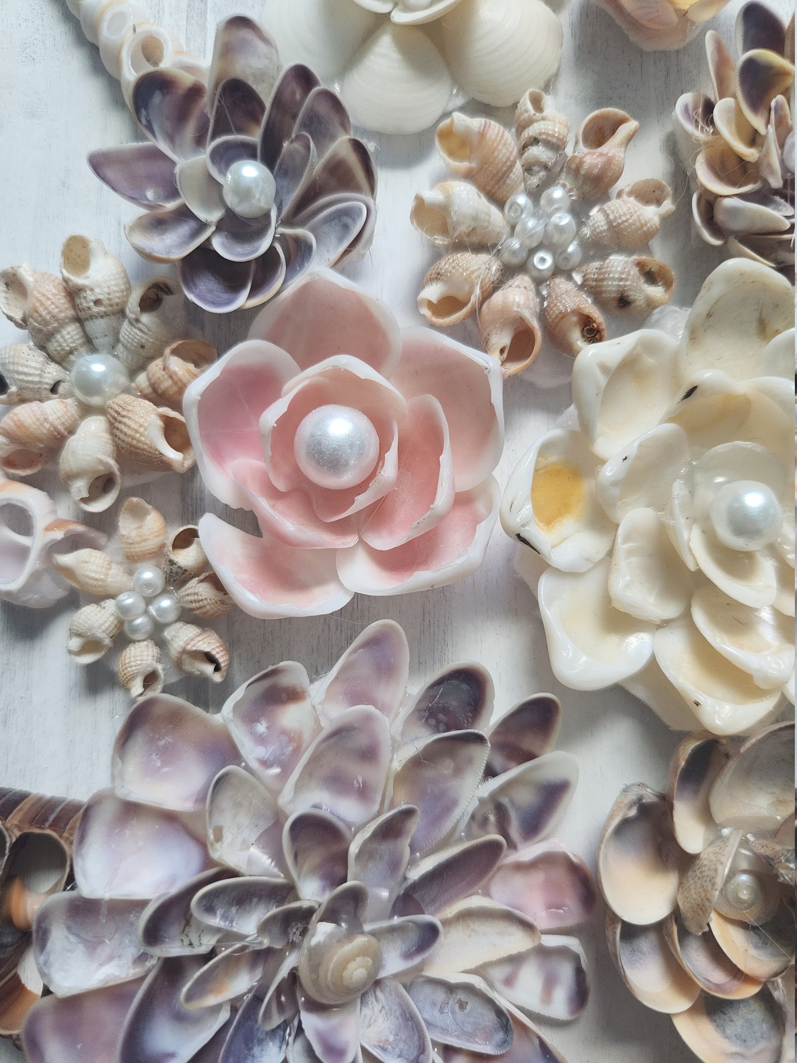Seashell Flowers Bouquet - Etsy