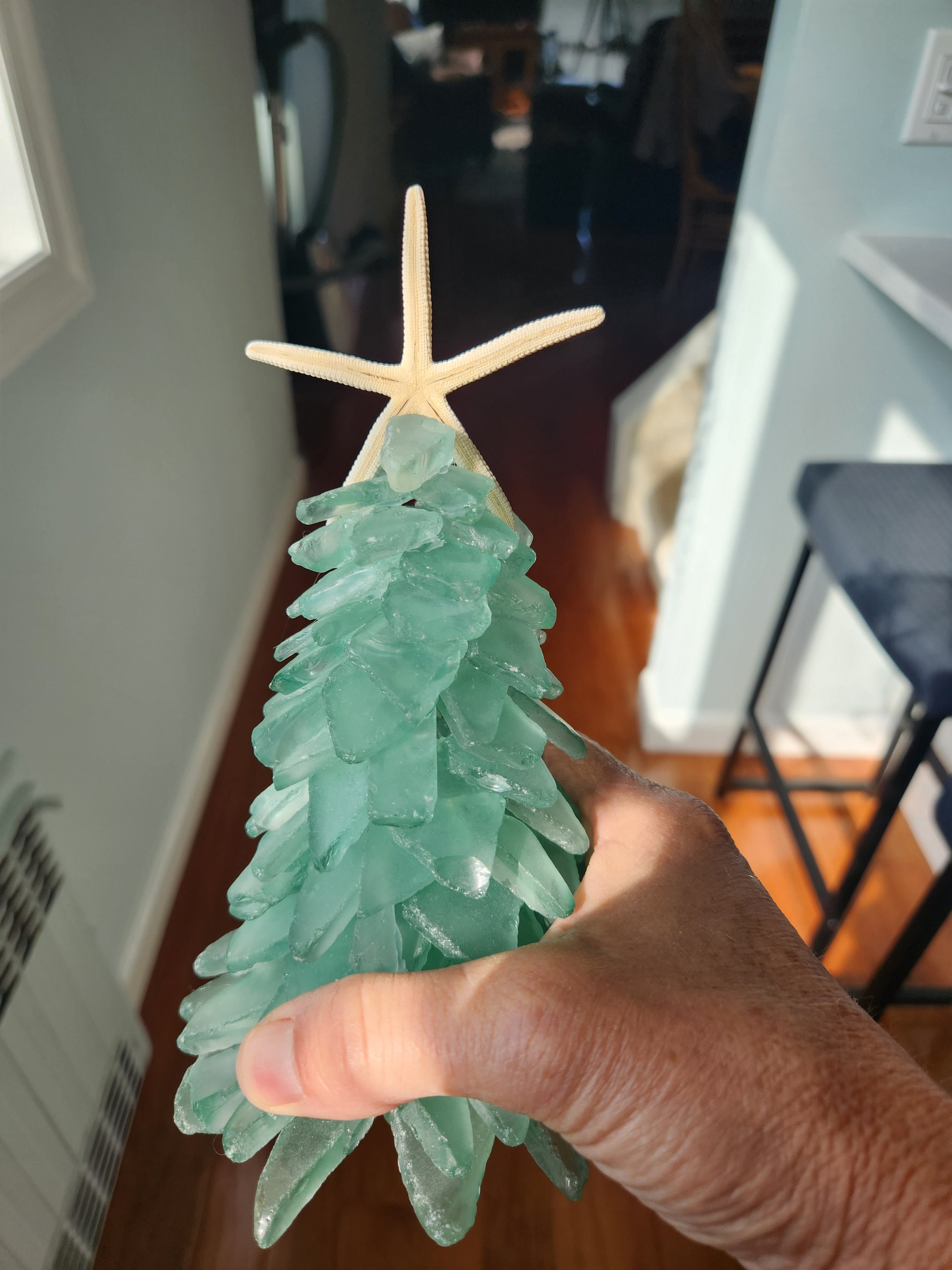 Seafoam Green Sea Glass Tree Coastal Decor - Etsy