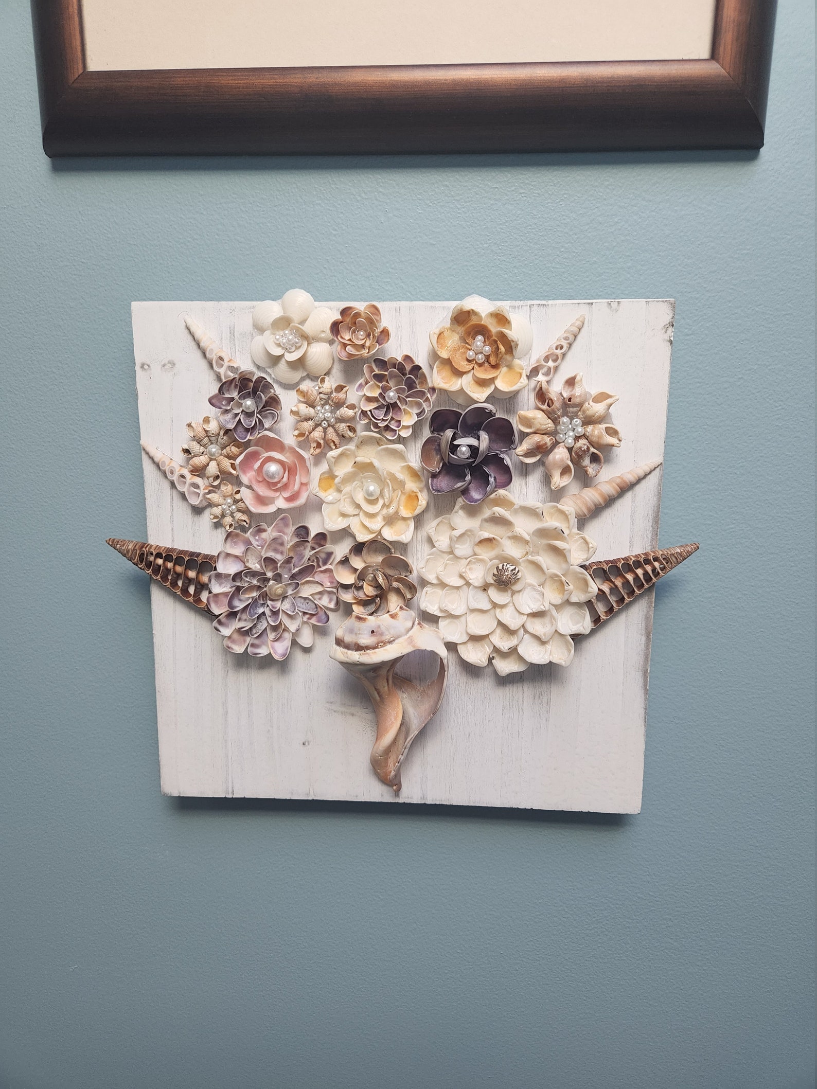 Seashell Flowers Bouquet - Etsy