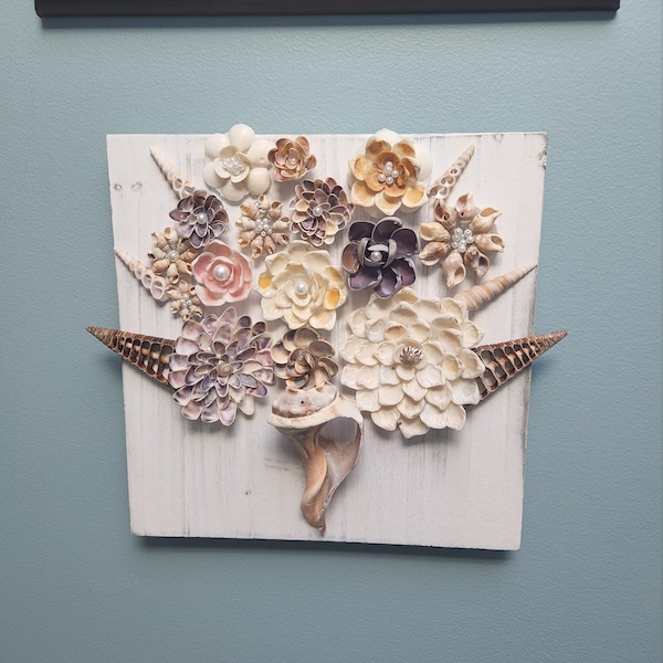 Seashell Flowers - Etsy