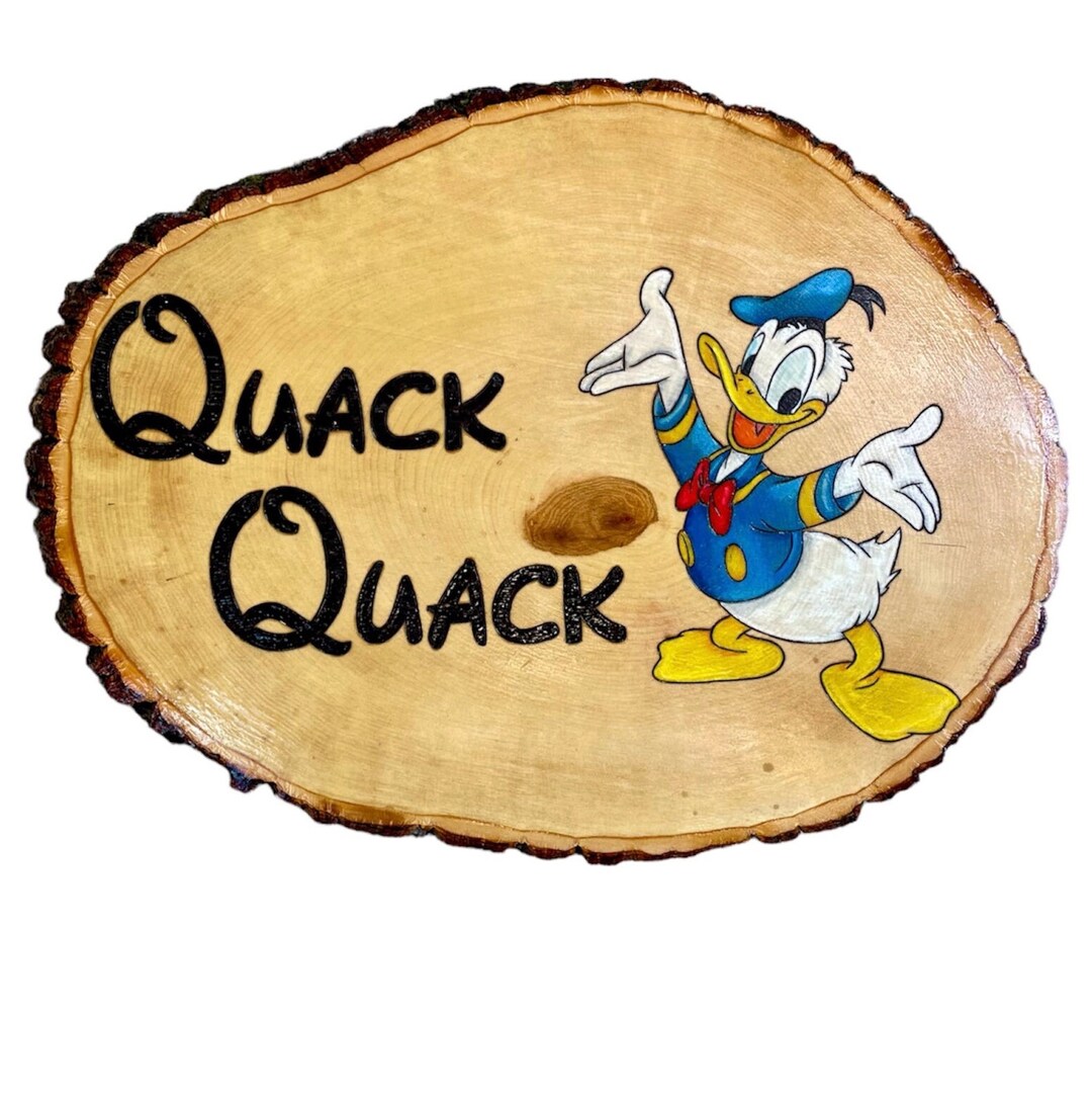 Custom Wood Burning Kids Room Sign Cartoon Character Wood Burning ...