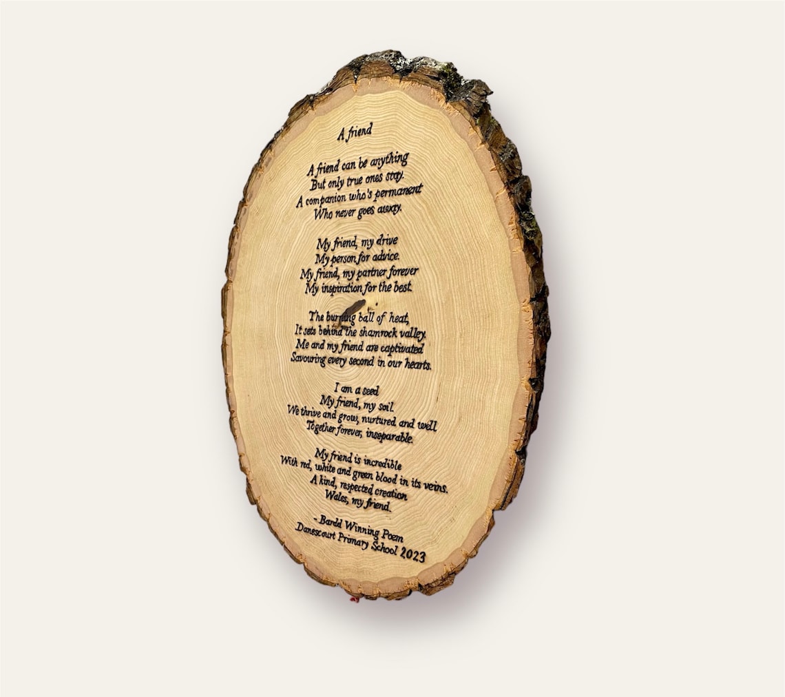 Poem Wood Burning Custom Poem Custom Writing Passage Song Lyrics Speech ...