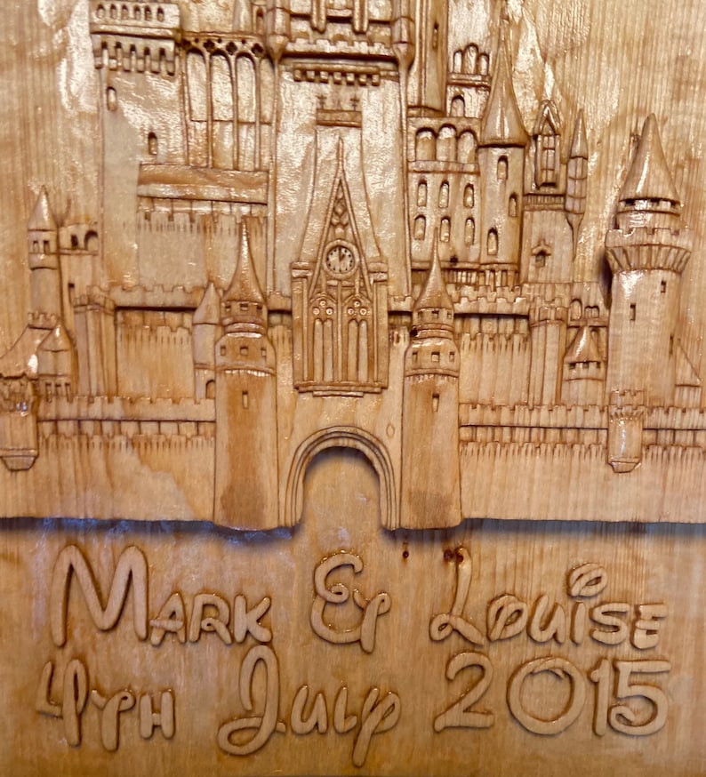 Magic Castle Wood Carving Collector Princess Castle Movie - Etsy