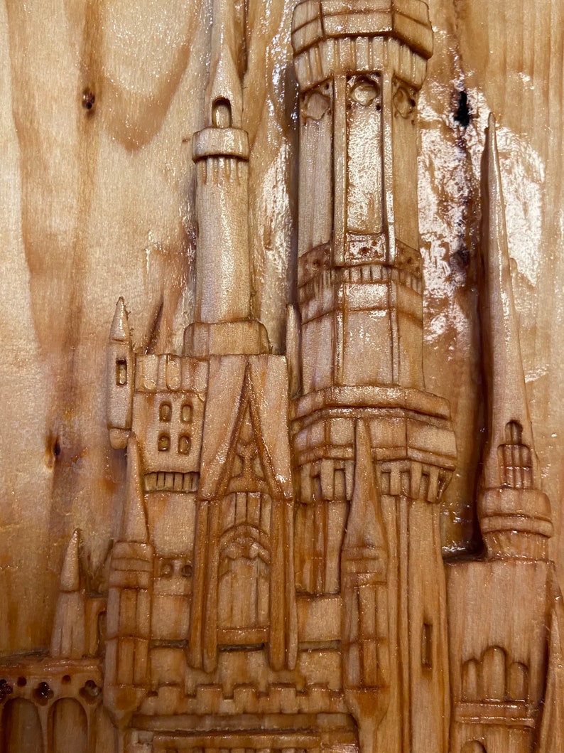 Magic Castle Wood Carving Collector Princess Castle Movie Collector ...