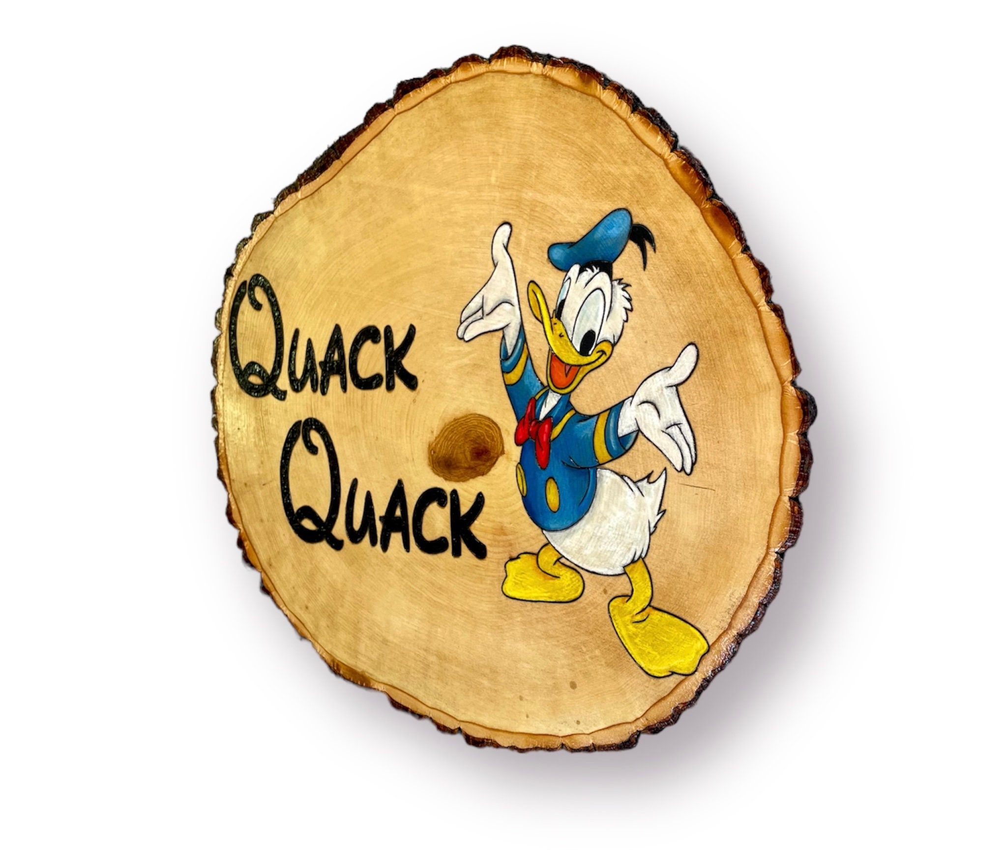 Custom Wood Burning Kids Room Sign Cartoon Character Wood Burning ...