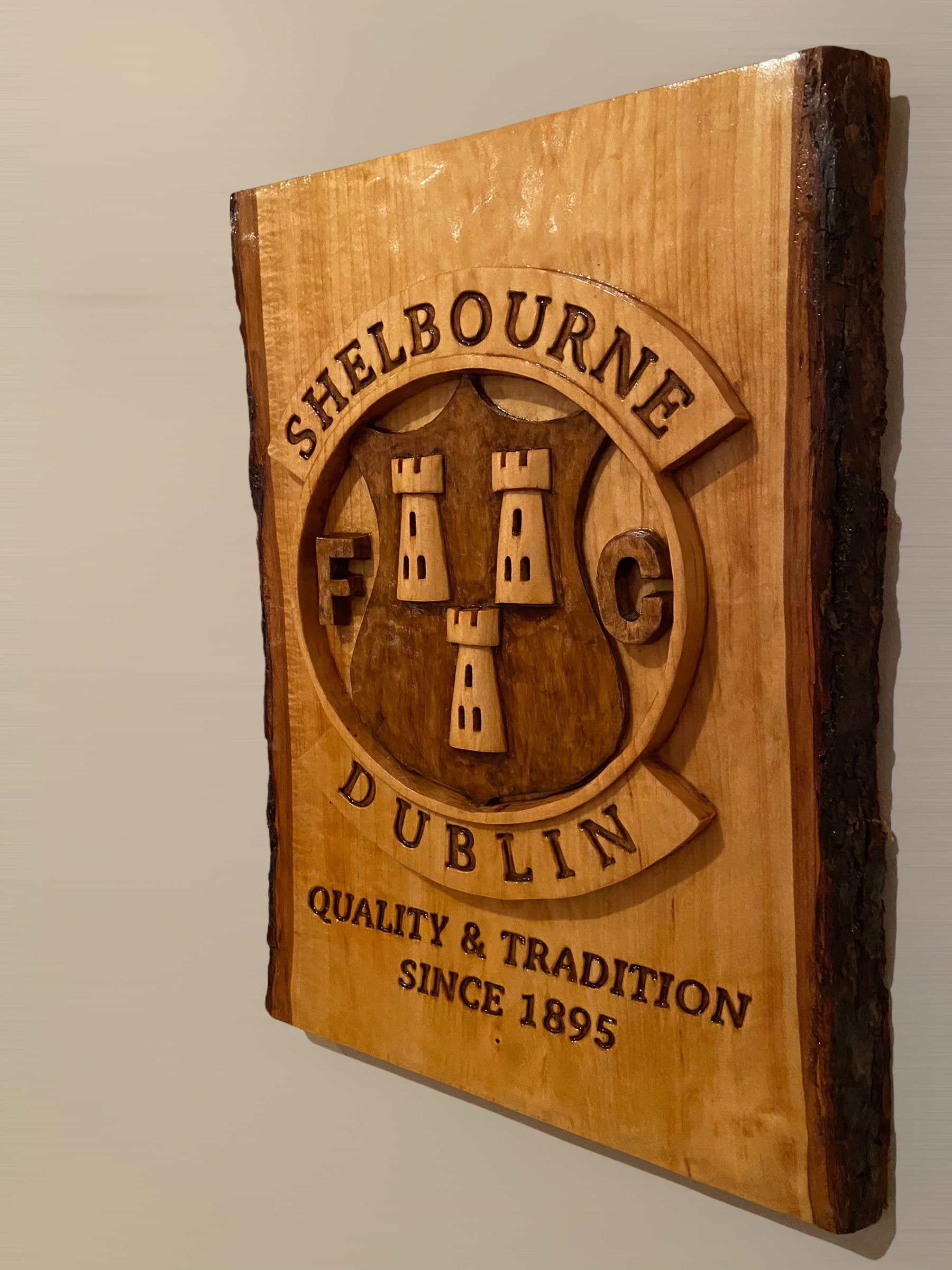 Shelbourne Fc Crest Wall Hanging Wood Carving League of - Etsy UK