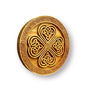 Celtic Shamrock, Celtic Knot, Shamrock Wood Carving, Four Leaf Clover ...