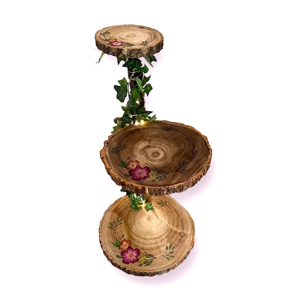 Log Cake Stand - Etsy