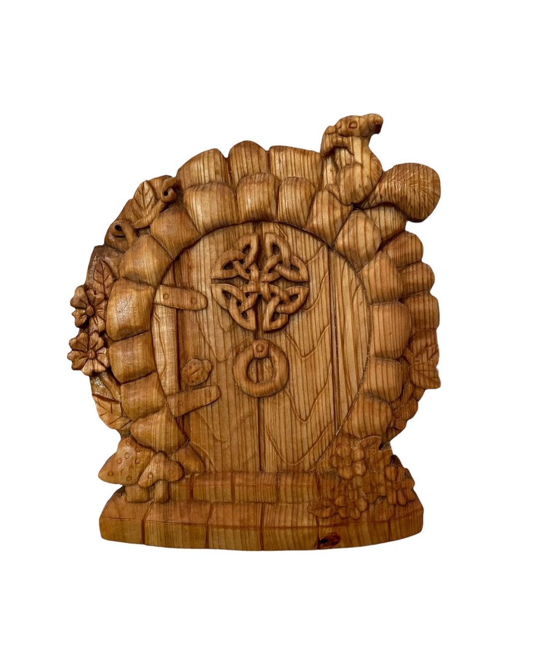 Fairy Door Wood Carving Magic Fairy Garden Pixie Door Fairies Custom ...