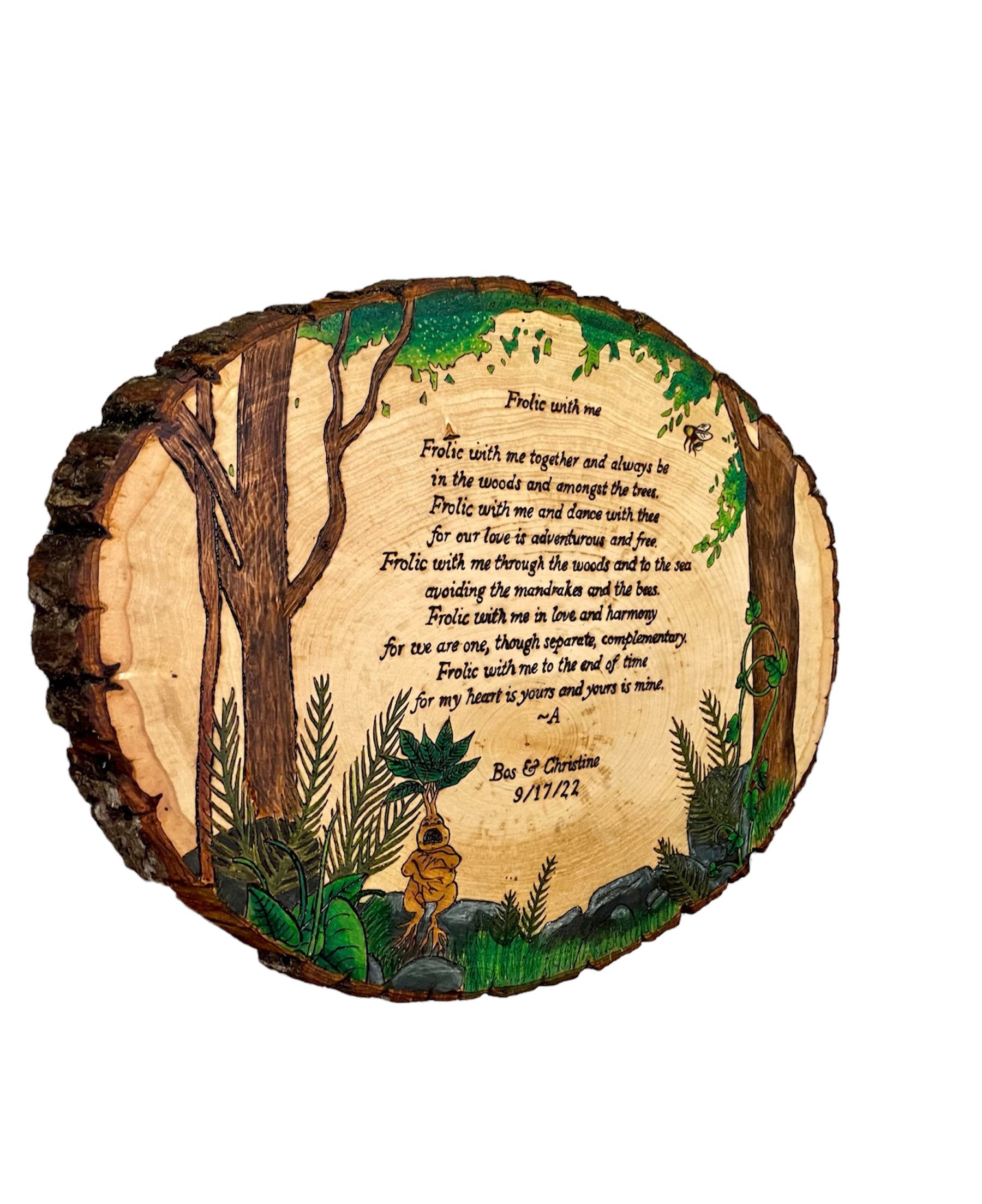 Poem Pyrography Poem Wood Burning Lyrics Quote Forest Wood - Etsy