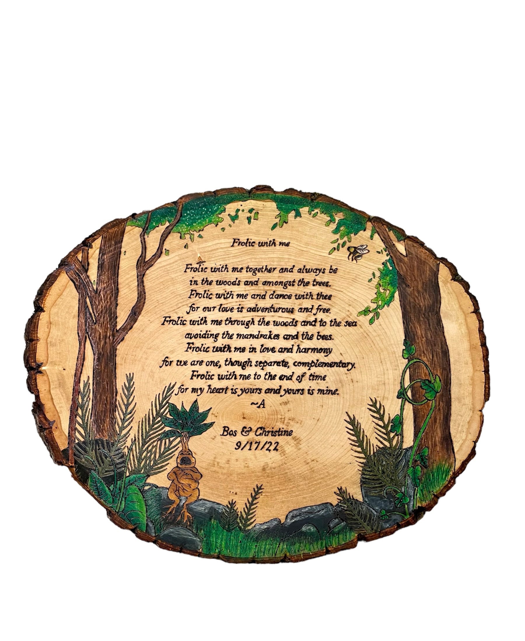 Poem Pyrography Poem Wood Burning Lyrics Quote Forest Wood - Etsy