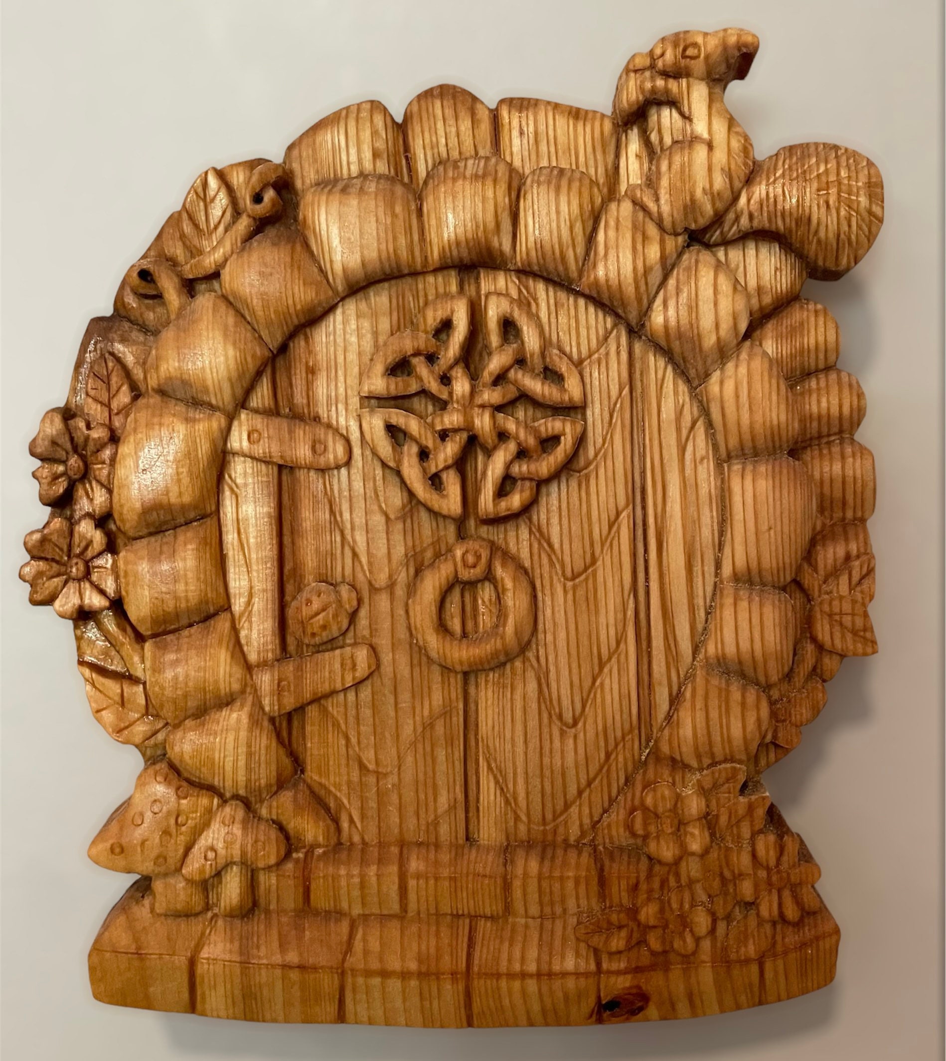 Fairy Door Wood Carving Magic Fairy Garden Pixie Door Fairies Custom ...