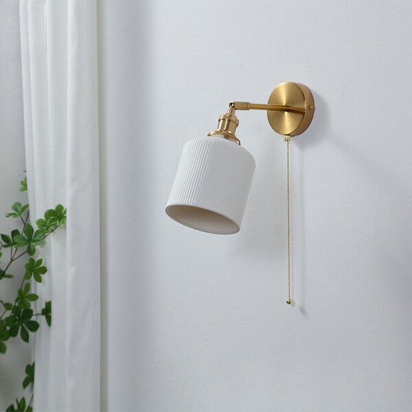 Ceramic Wall Sconce Light - Etsy