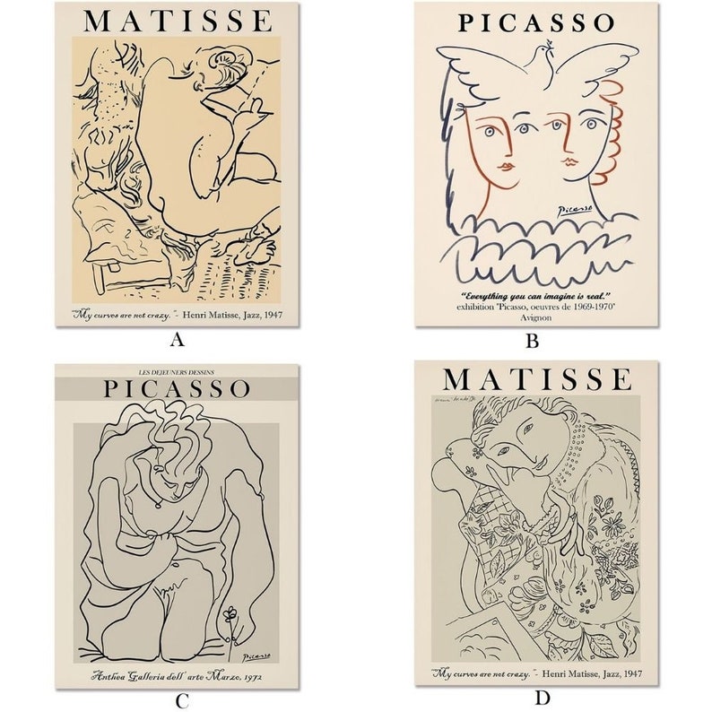 Canvas Wall Decor Name Print Gift Matisse Prints Large Matisse - Etsy