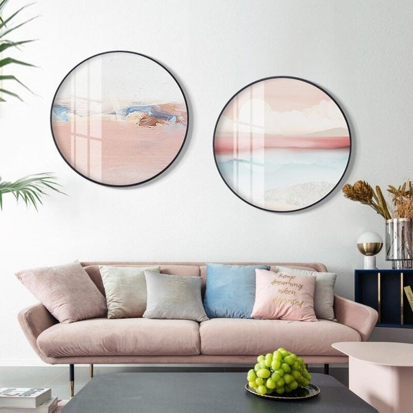 Round Wall Art - Etsy