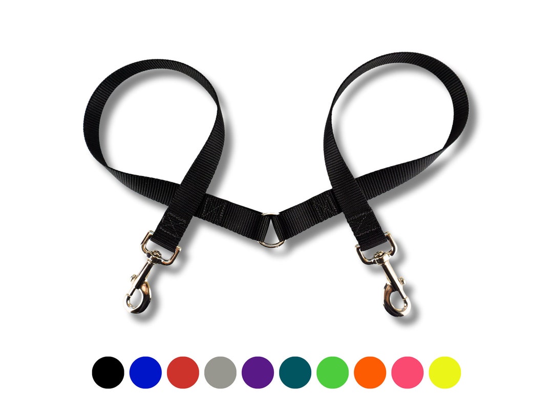 Heavy Duty Double Dog Leash Splitter, Two Dog Leash Extender, No Tangle ...