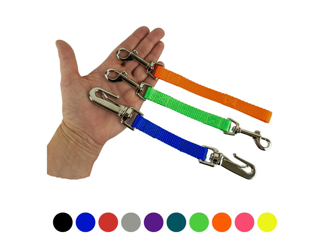 Dog Collar Backup Strap, Harness to Collar Clip, Leash Safety Strap ...