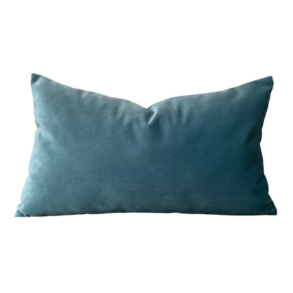 Light Blue Lumbar Pillow - Etsy