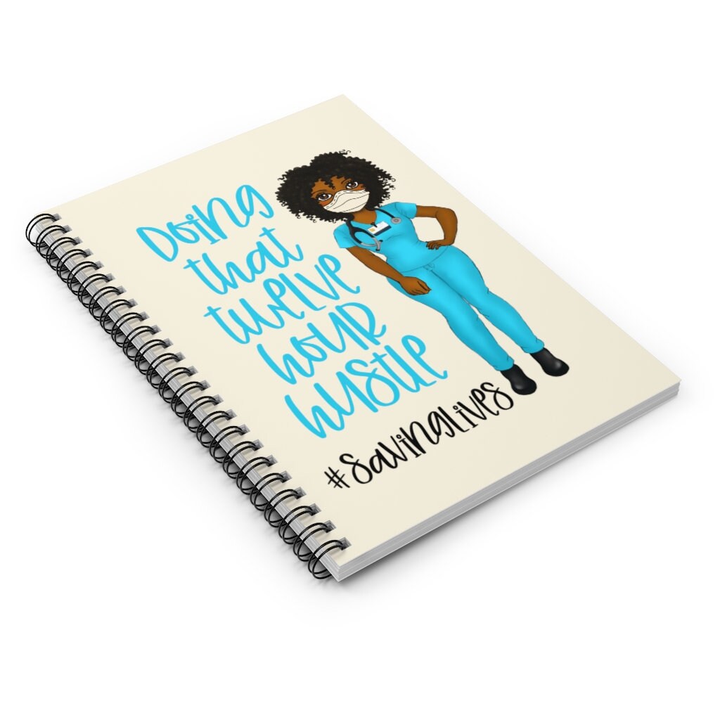 Nurse Notebook Spiral Notebook Ruled Line Custom Notebook | Etsy