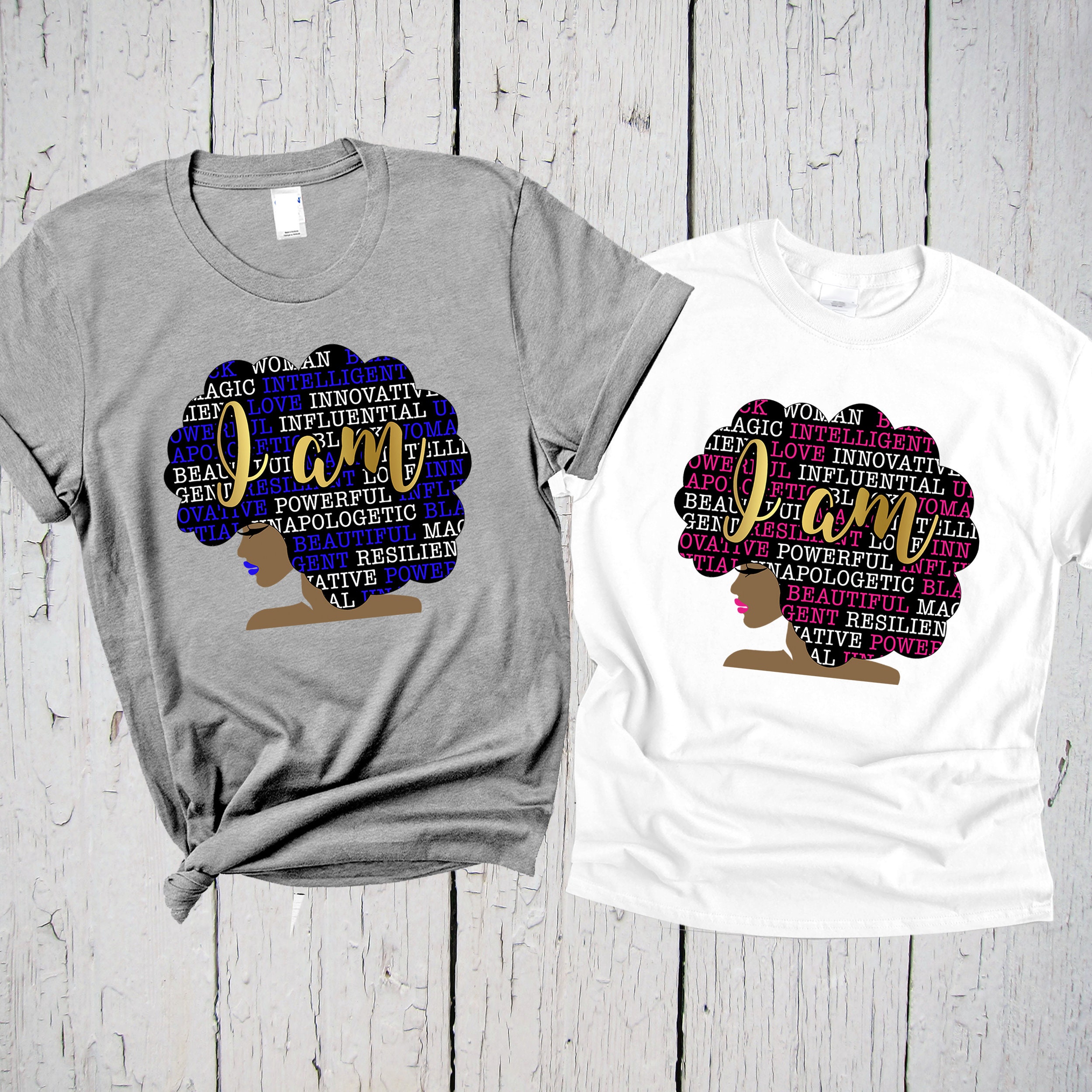 I Am, Black Girl Magic Shirt, Black Queen Shirt, Feminism Shirt, Girl ...