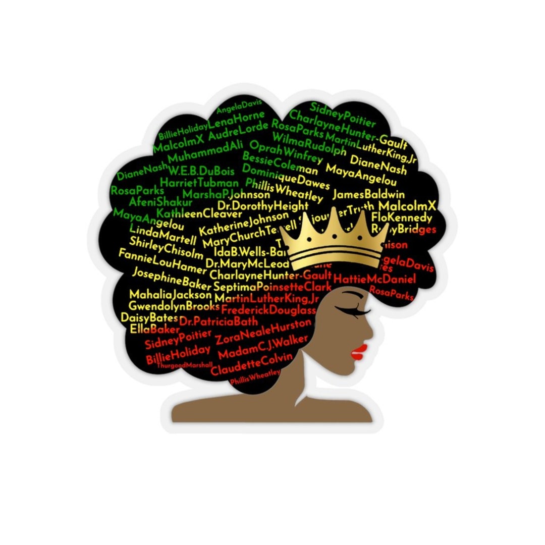 Black Queen Sticker, Rosa Parks, Black Empowerment, African American ...