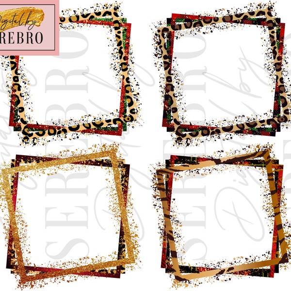 Red Distressed Sublimation Border - Etsy