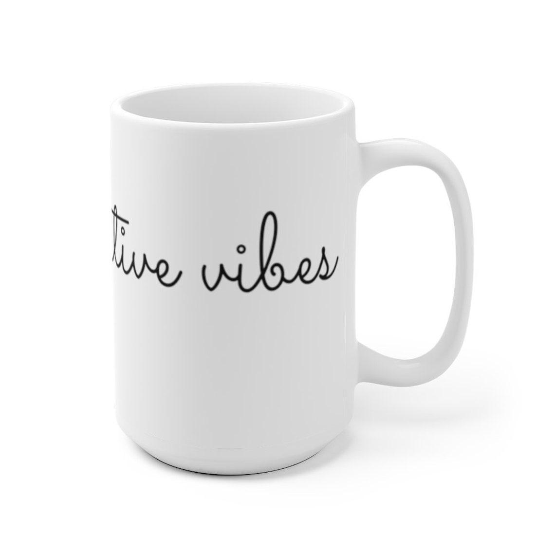 PEACE & POSITIVE VIBES Coffee mug, Tea cup, Law of attraction ...