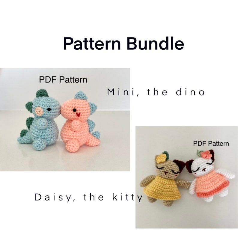 PDF Pattern bundle Easy Crochet Amigurumi Patterns | Etsy