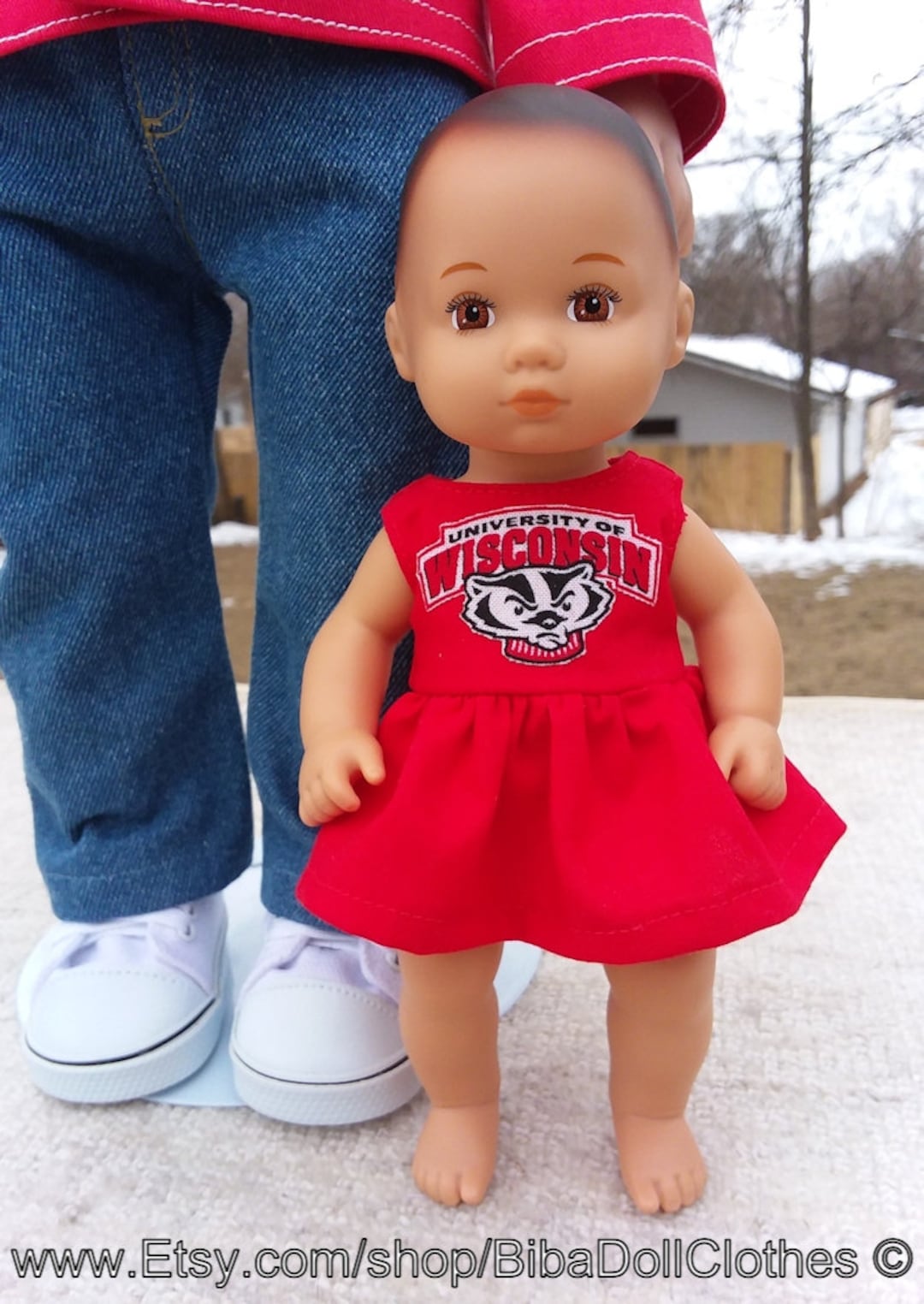 Made for the 18 Inch Doll's Caring Doll CFB, UW University of Wisconsin ...