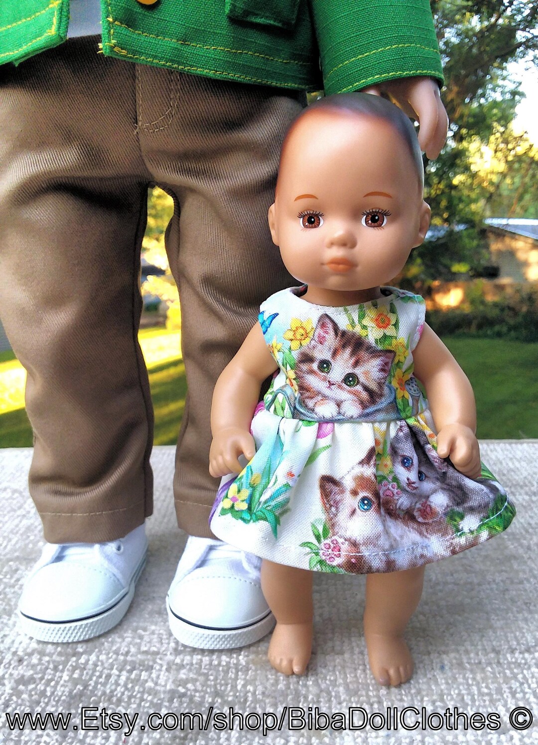 Made for the 18 Inch Doll's Caring Doll CFB, Kitten With Water Can CFB ...