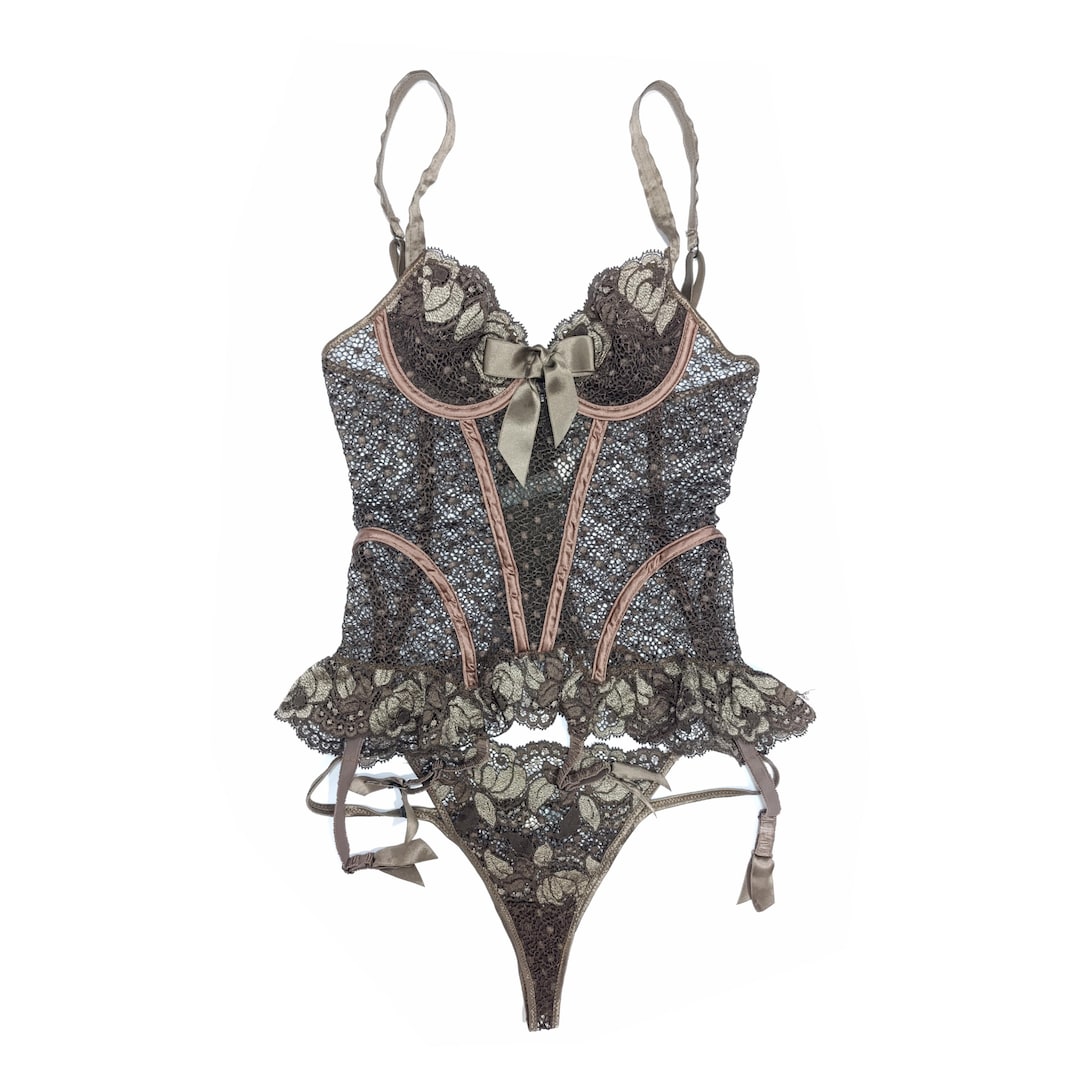 Vintage Lingerie Set by Ravage | Size 70B - Etsy