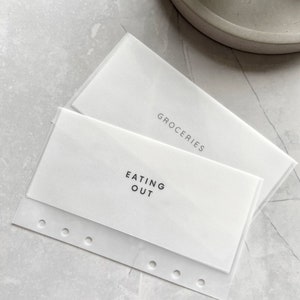 Modern Cash Envelopes | Minimal and Aesthetic | Budgeting Tools | Cash ...