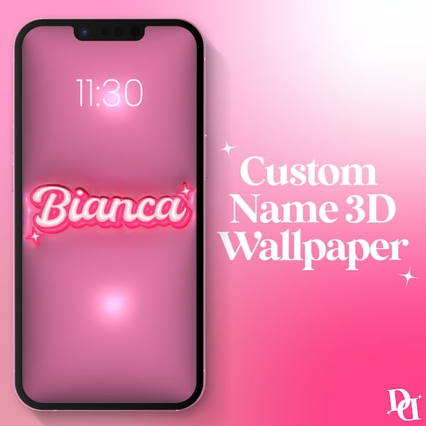 3d Name Wallpaper - Etsy
