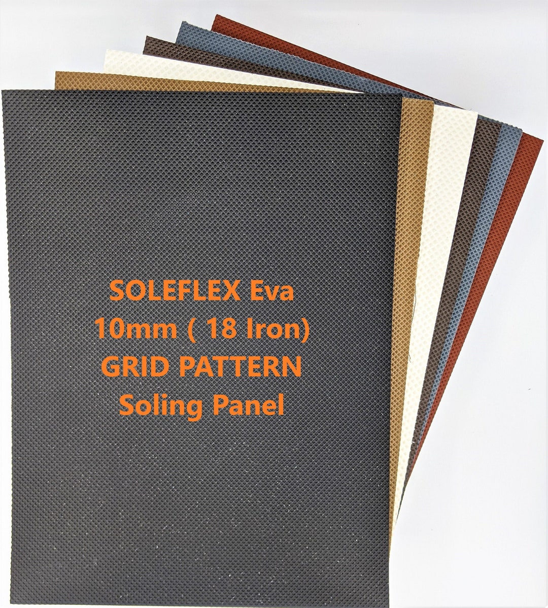 SOLEFLEX EVA Grid Sandal Sole Repair Panel: 10mm (17.75" X 11.50") - Etsy