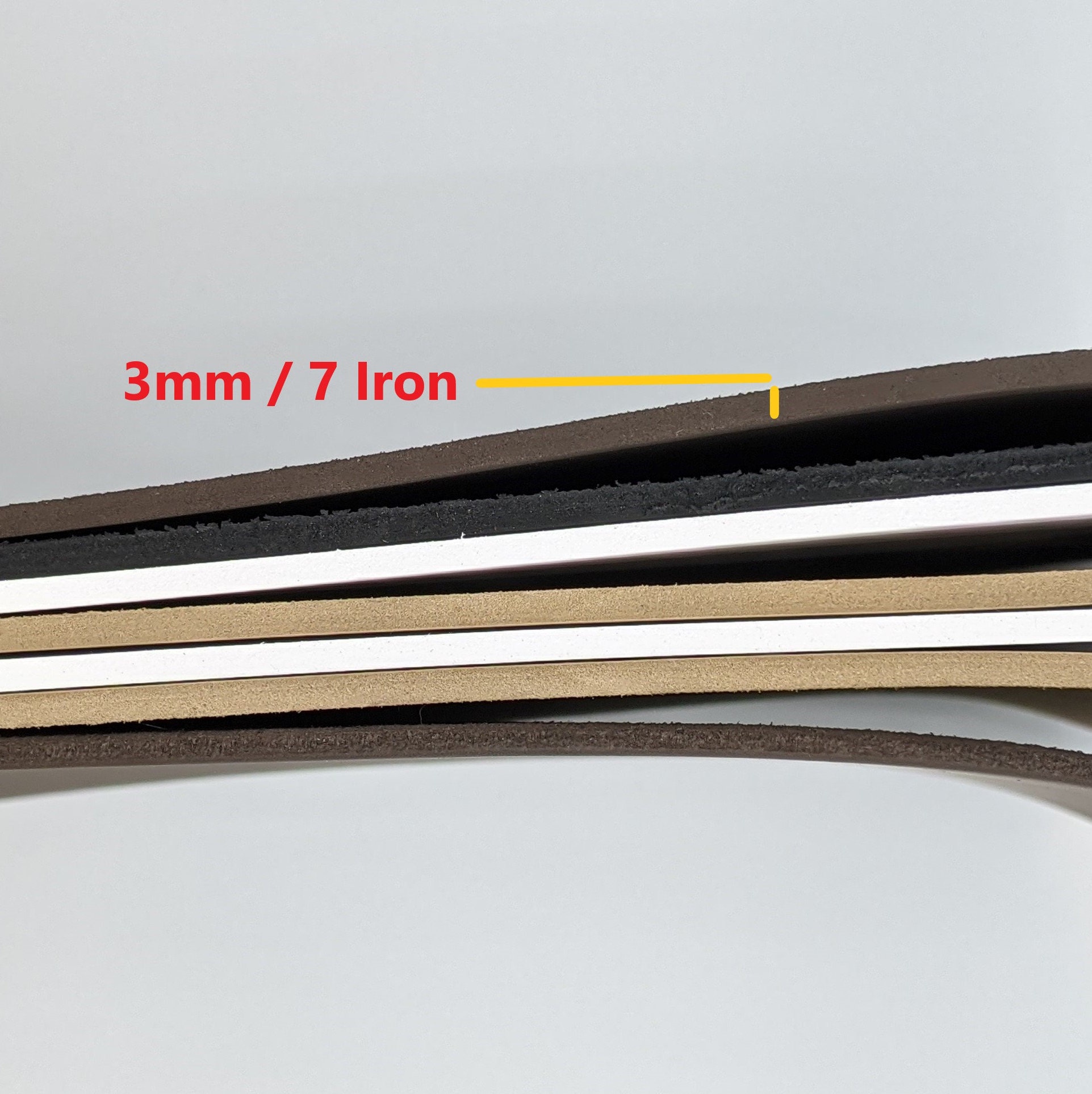 SOLEFLEX Crepe MID-SOLE 3mm / 7 Iron Shoe Repair Mid-sole Panel / 9x12 ...