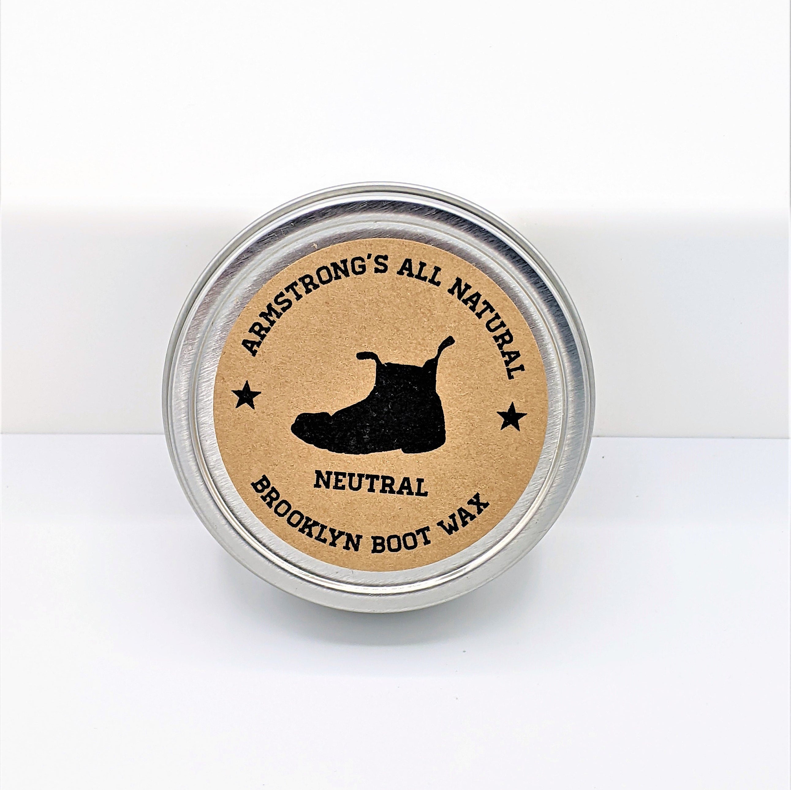Brooklyn Shoe/boot Wax 2oz. ARMSTRONG'S ALL NATURAL / Shoe | Etsy