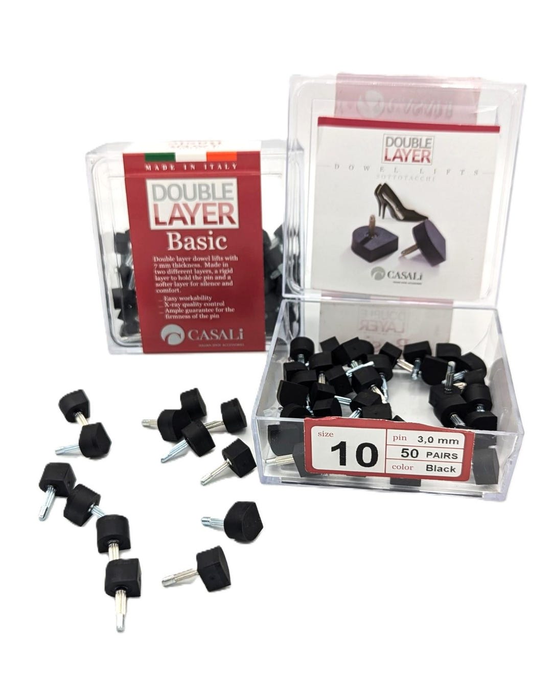 Casali High Heel Tips: Double Layer Shoe Repair (3.0mm Dowel) - Etsy