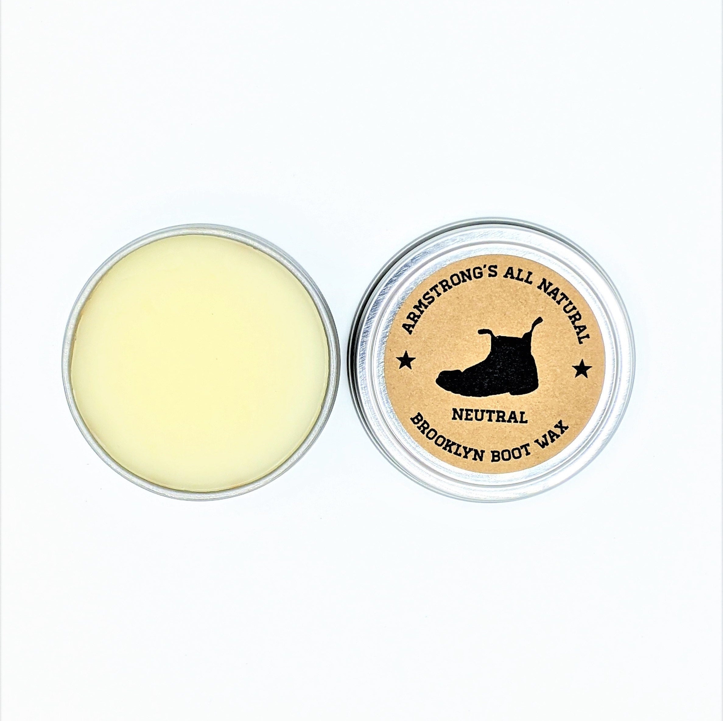 Brooklyn Shoe/boot Wax 2oz. ARMSTRONG'S ALL NATURAL / Shoe | Etsy