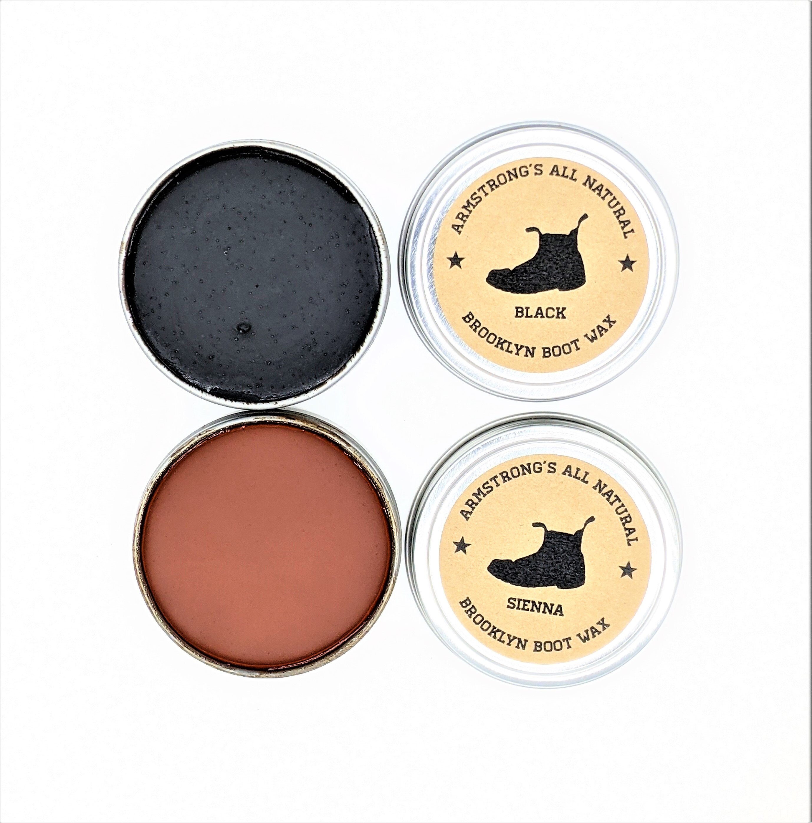 Brooklyn Shoe/boot Wax 2oz. ARMSTRONG'S ALL NATURAL / Shoe | Etsy