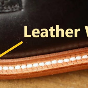 SHOE LEATHER WELT / False Welt for Shoe Making and Shoe Repair / Dress ...