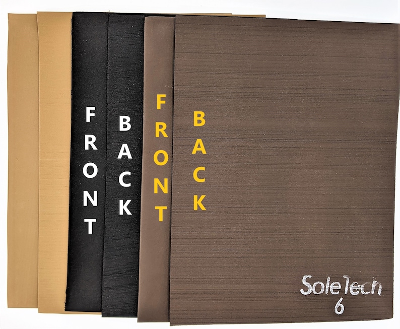 SOLEFLEX Crepe MID-SOLE 3mm / 7 Iron Shoe Repair Midsoling - Etsy