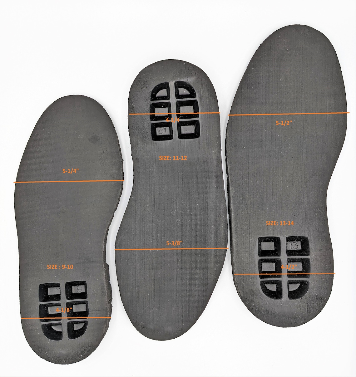 SOLETECH CREPE LUG Soles / Oil Resistant / Different Sizes / Shoe ...