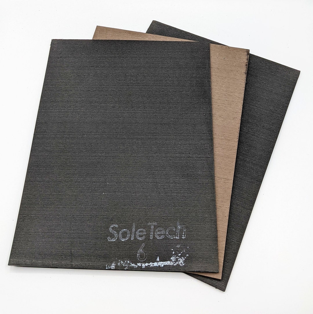 SOLETECH MID SOLE Rubber Panel / 3mm / 8.50"x 11.75"/ Shoe Repair ...